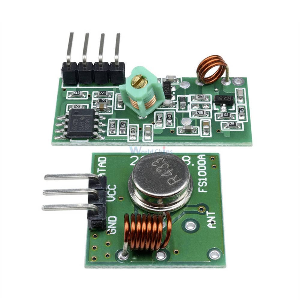 433Mhz RF Wireless Transmitter & Receiver Kit - MyGPS Mauritius- Live ...