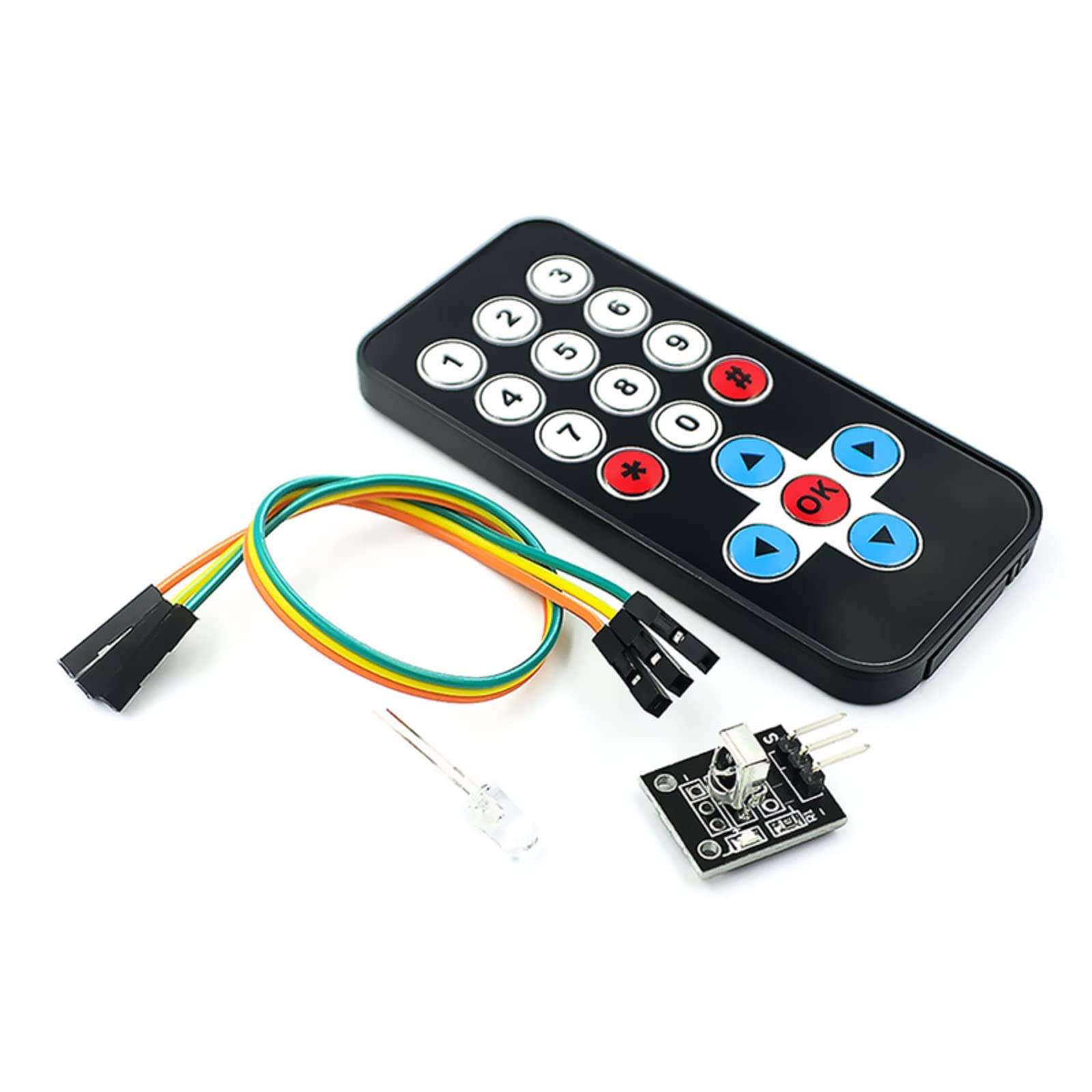 HX1838 Infrared IR Wireless RemoteControl Module Kit + Battery - MyGPS ...